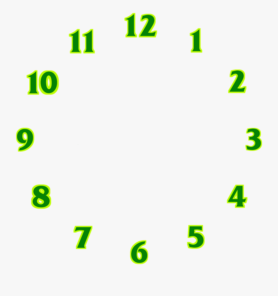 Clock Face Transparent Png , Free Transparent Clipart - ClipartKey