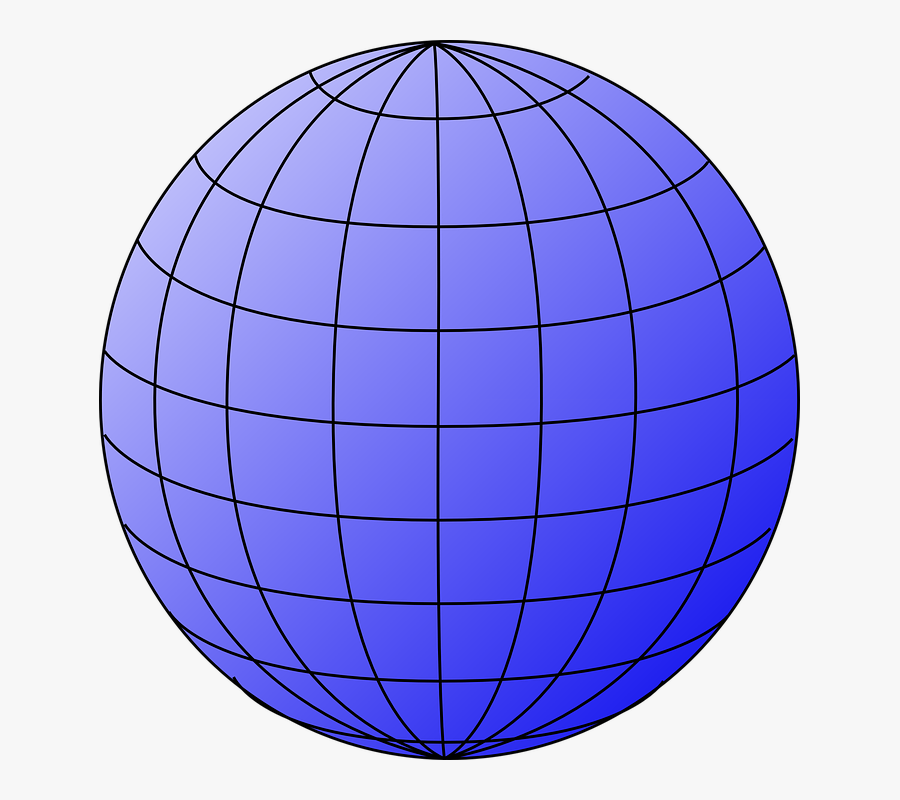 Big Blue Wire Globe Svg Clip Arts - Wire Globe Png , Free Transparent ...