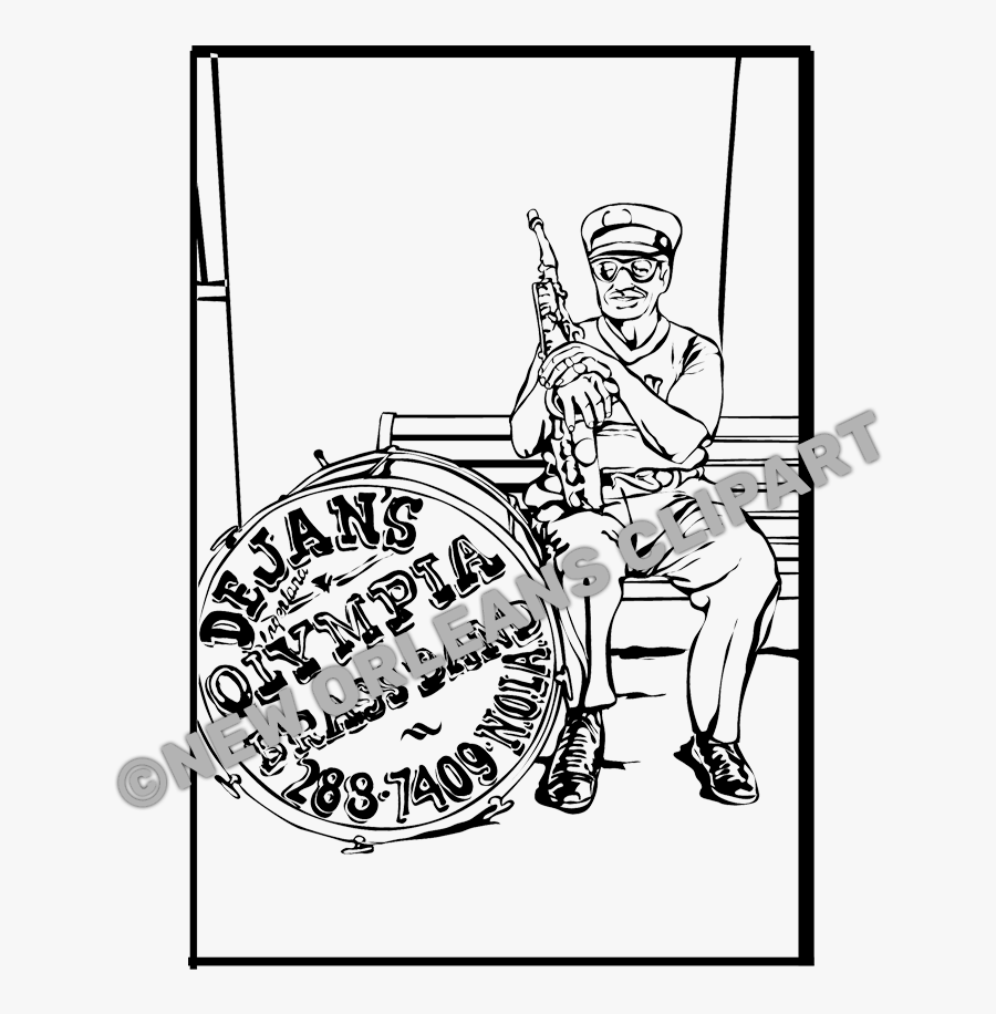 New Orleans Second Line Clip Art , Free Transparent Clipart - ClipartKey