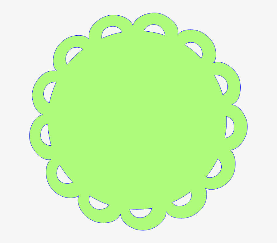 Scalloped Rectangle Frame Clipart - Scalloped Circle Frame Clip Art ...