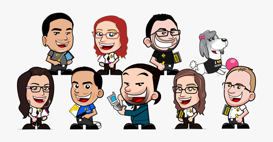 Nerd Crossing Computer Services - Nerd People Clipart , Free ...