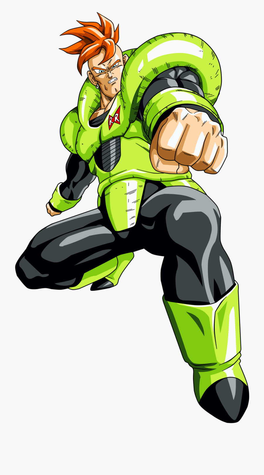 Cartoon,anime,fictional Character,hero,clip Art - Android 16 , Free ...