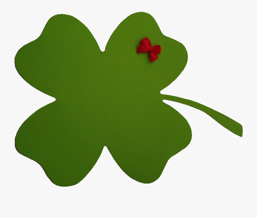 Lucky Clover Red Bow Shamrock - Shamrock , Free Transparent Clipart ...
