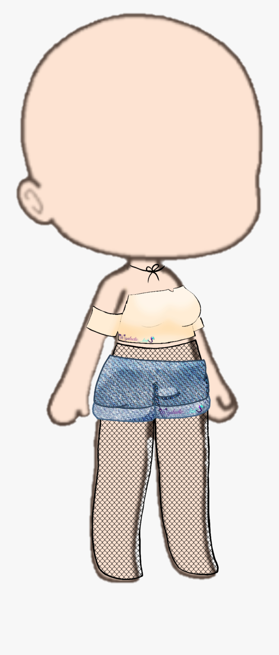 Blank Gacha Body Ficalongedaqui Wallpaper