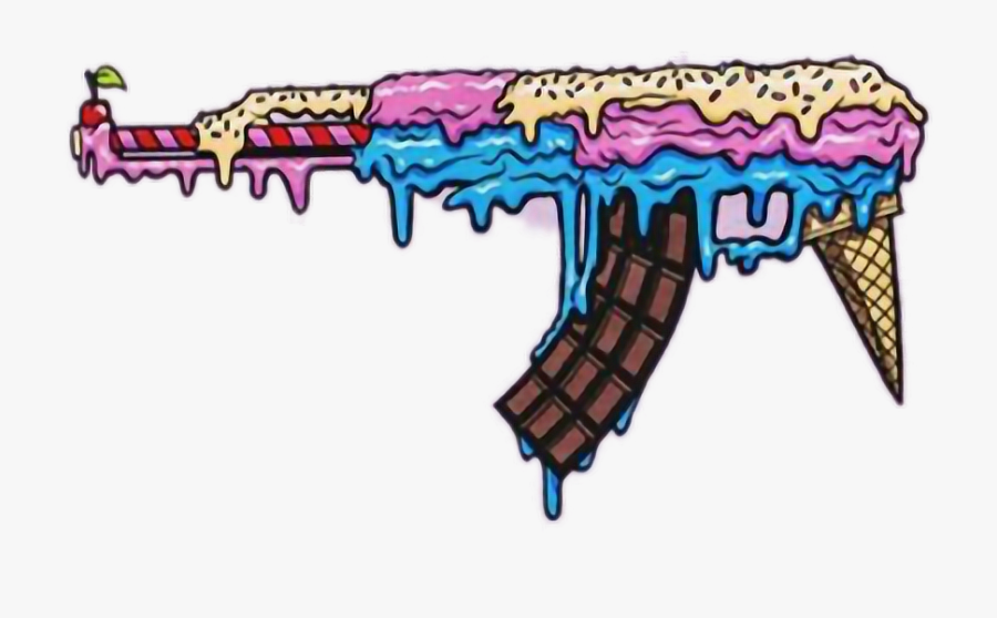 #stickergang #ak #ice #cream #sunday #sundae #cherry - Ice Cream Gun ...