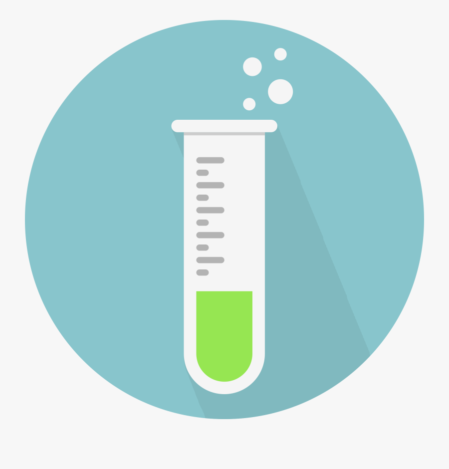 Transparent Science Test Tubes Clipart - Test Tube Circle Icon , Free ...
