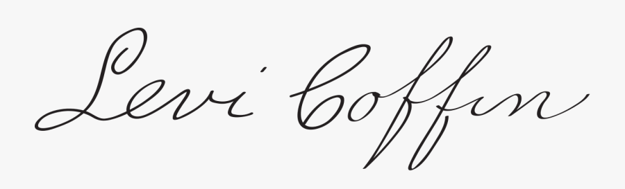 Levi Coffin Signature , Free Transparent Clipart - ClipartKey