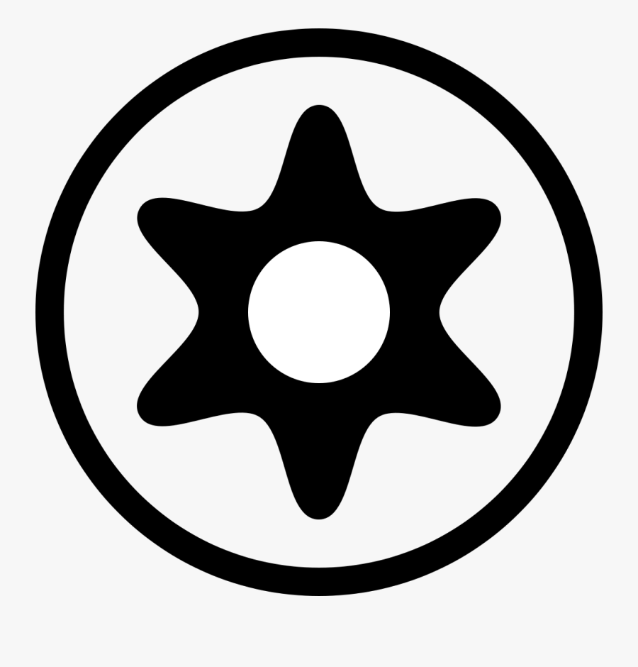 File - Screw Head - Torx Tamperproof - Svg - Torx Screw - Screw Torx ...