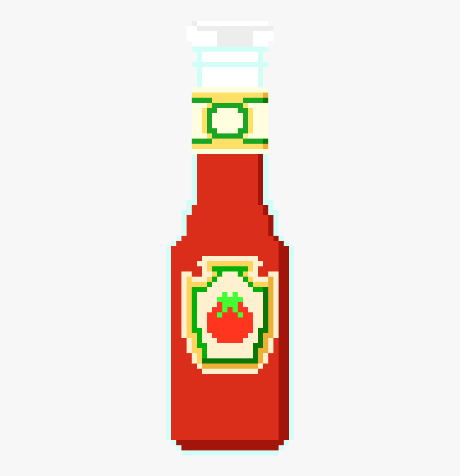 Ketchup Pixel Art , Free Transparent Clipart - ClipartKey