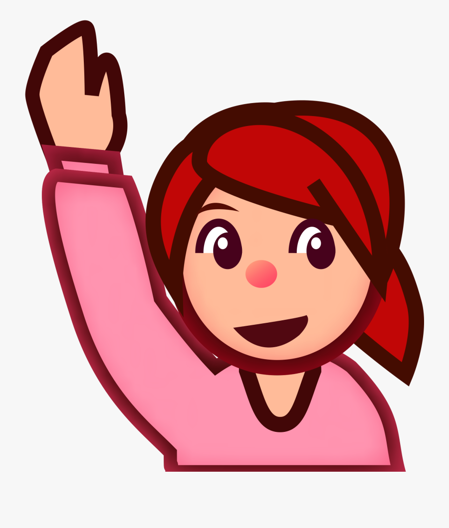 Raising Right Hand Emoji , Free Transparent Clipart - ClipartKey