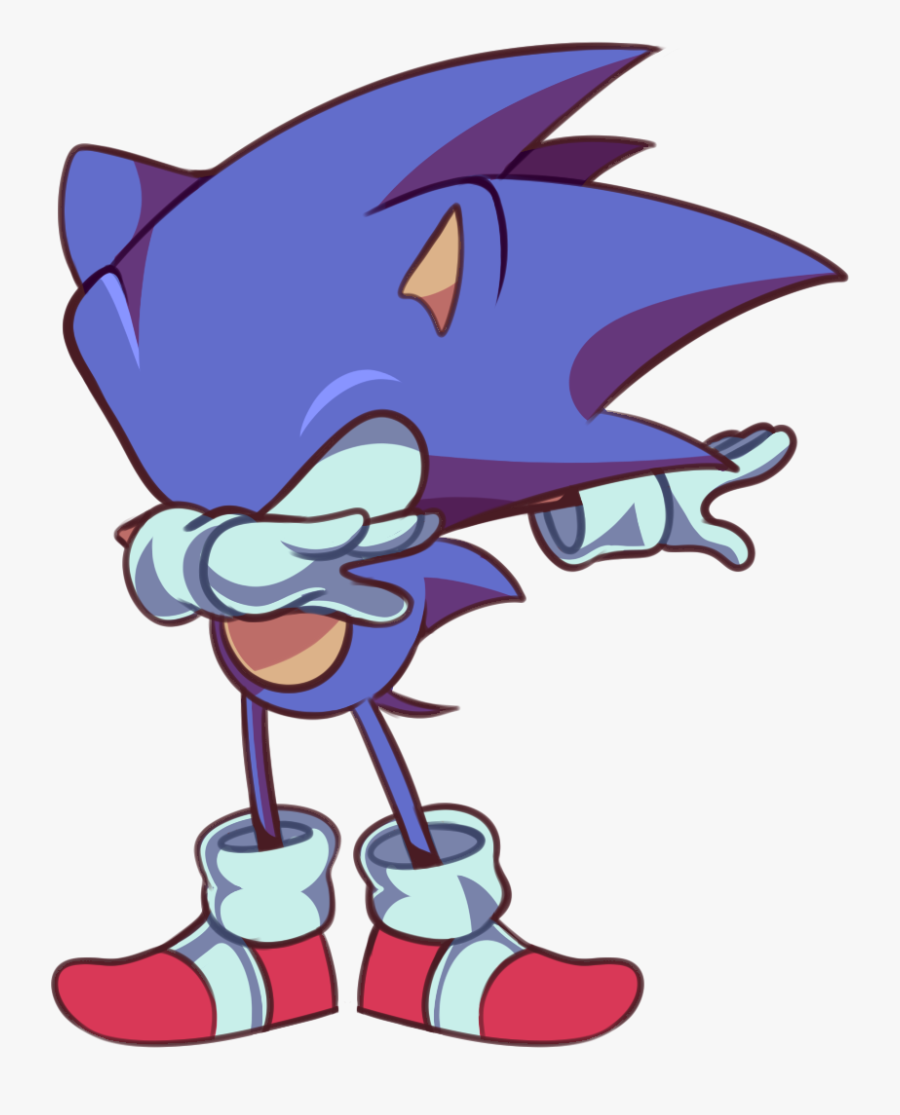 Sonic Dabbing [yes, Really] - Cartoon , Free Transparent Clipart ...