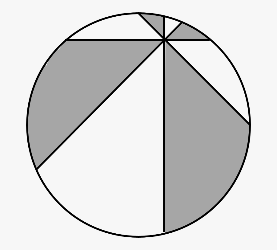 Circle Cut Into 8 Parts - Anarchy Flower , Free Transparent Clipart ...