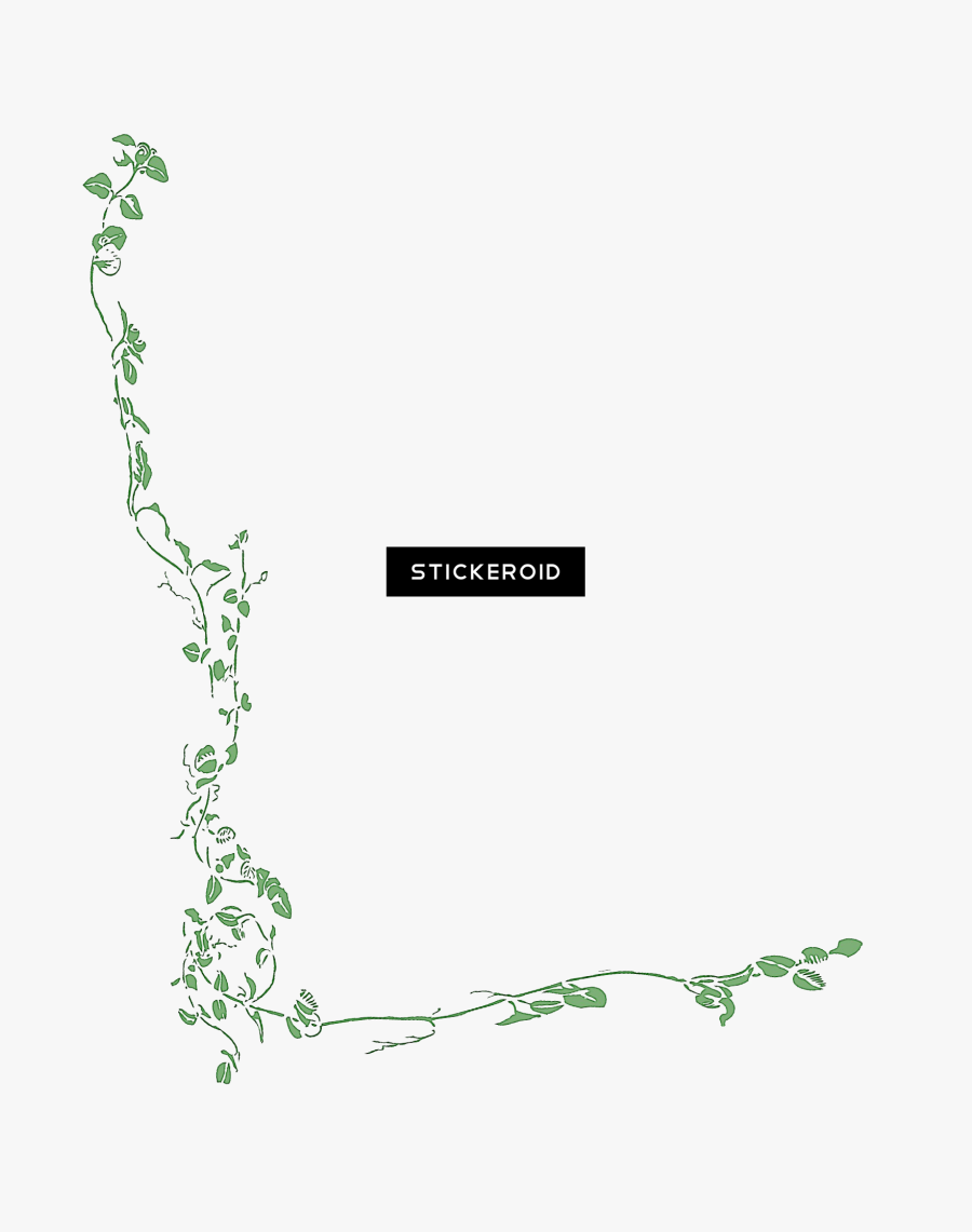 Garland Frame Border Frames - Elegant Blue Border Transparent , Free ...