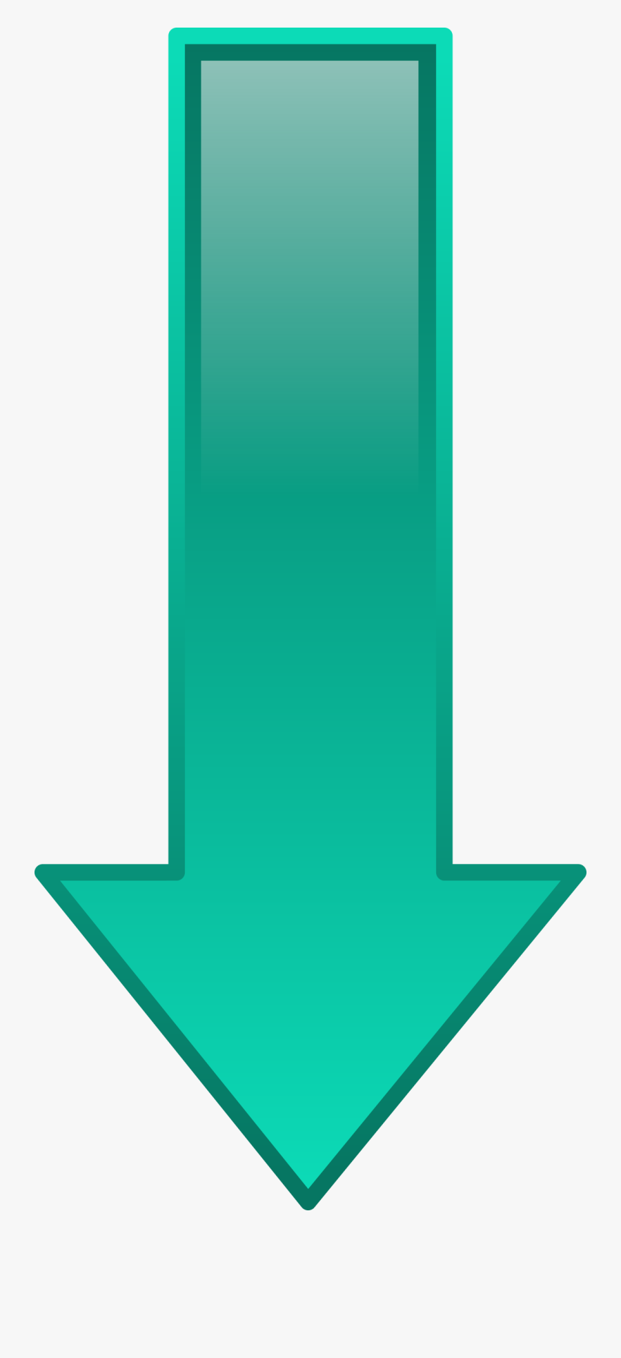 Arrow Down Cyan - Arrow Down Clipart Green , Free Transparent Clipart ...