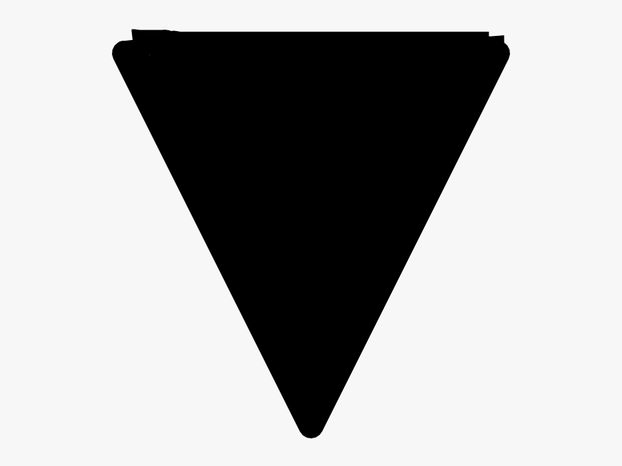 Down Arrow Filled No Point Vector Online - Equilateral Triangle Solid ...