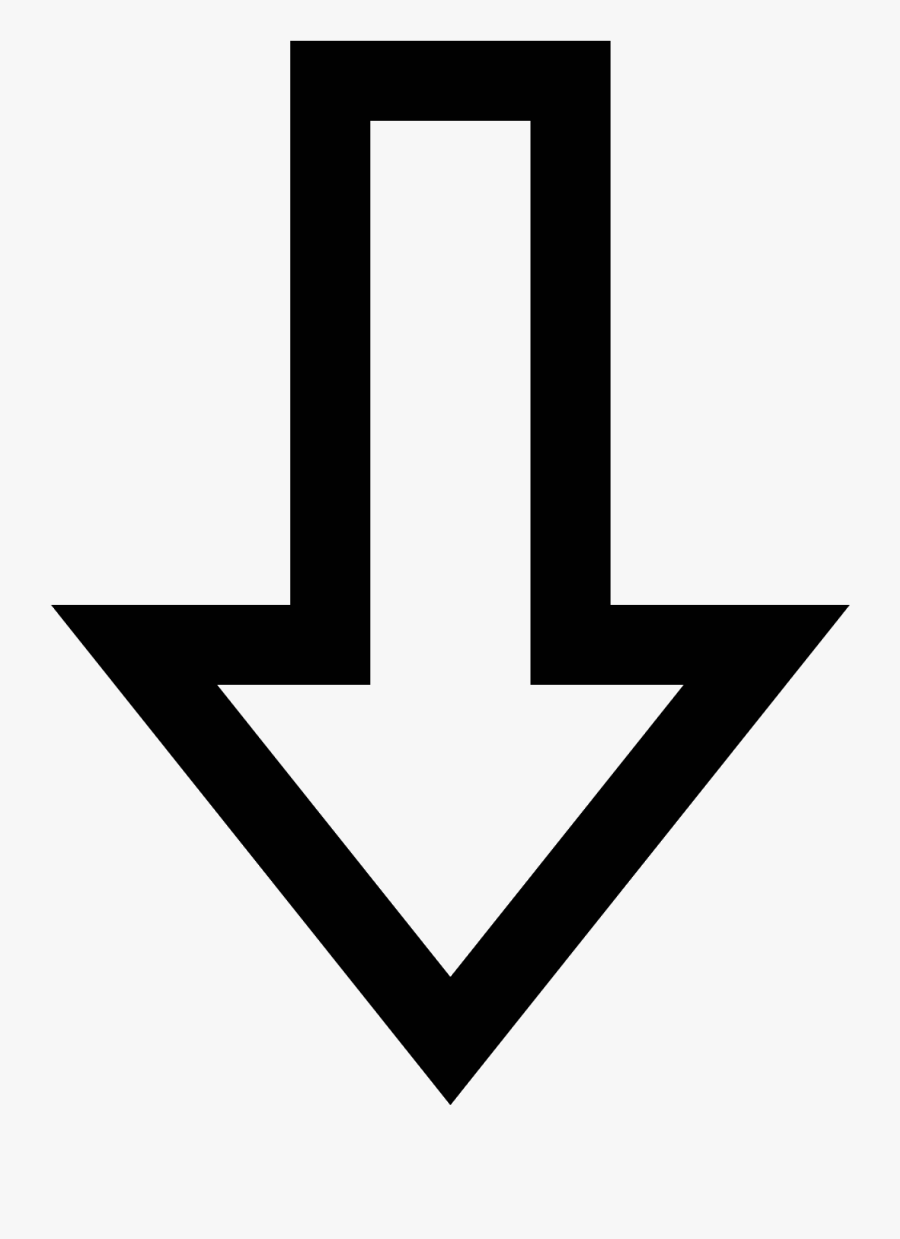 Picture Of An Arrow Pointing Down - Arrow Pointing Down Png , Free ...