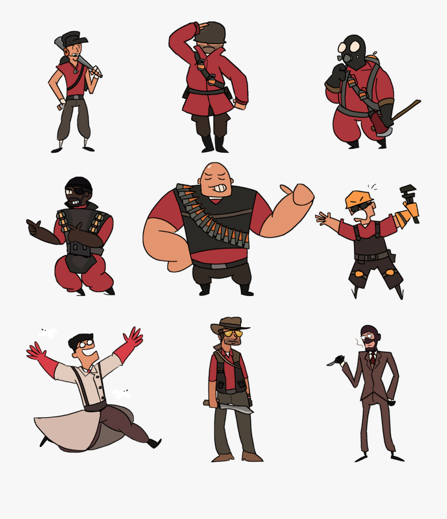 Tf2 All Nine Classes , Free Transparent Clipart - ClipartKey