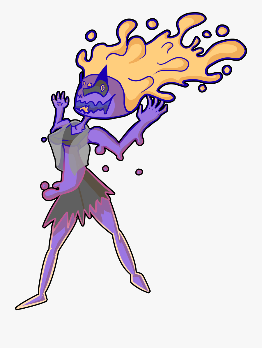 Evil Slime Girl - Illustration , Free Transparent Clipart - ClipartKey