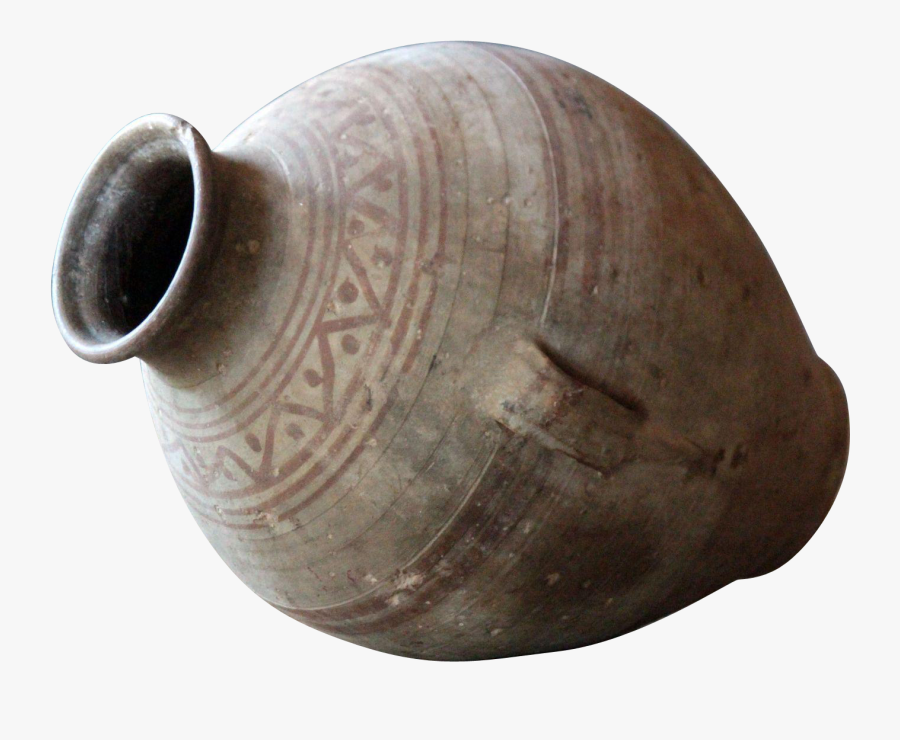Clip Art Antique Clay Pots - Transparent Clay Pot Png , Free ...