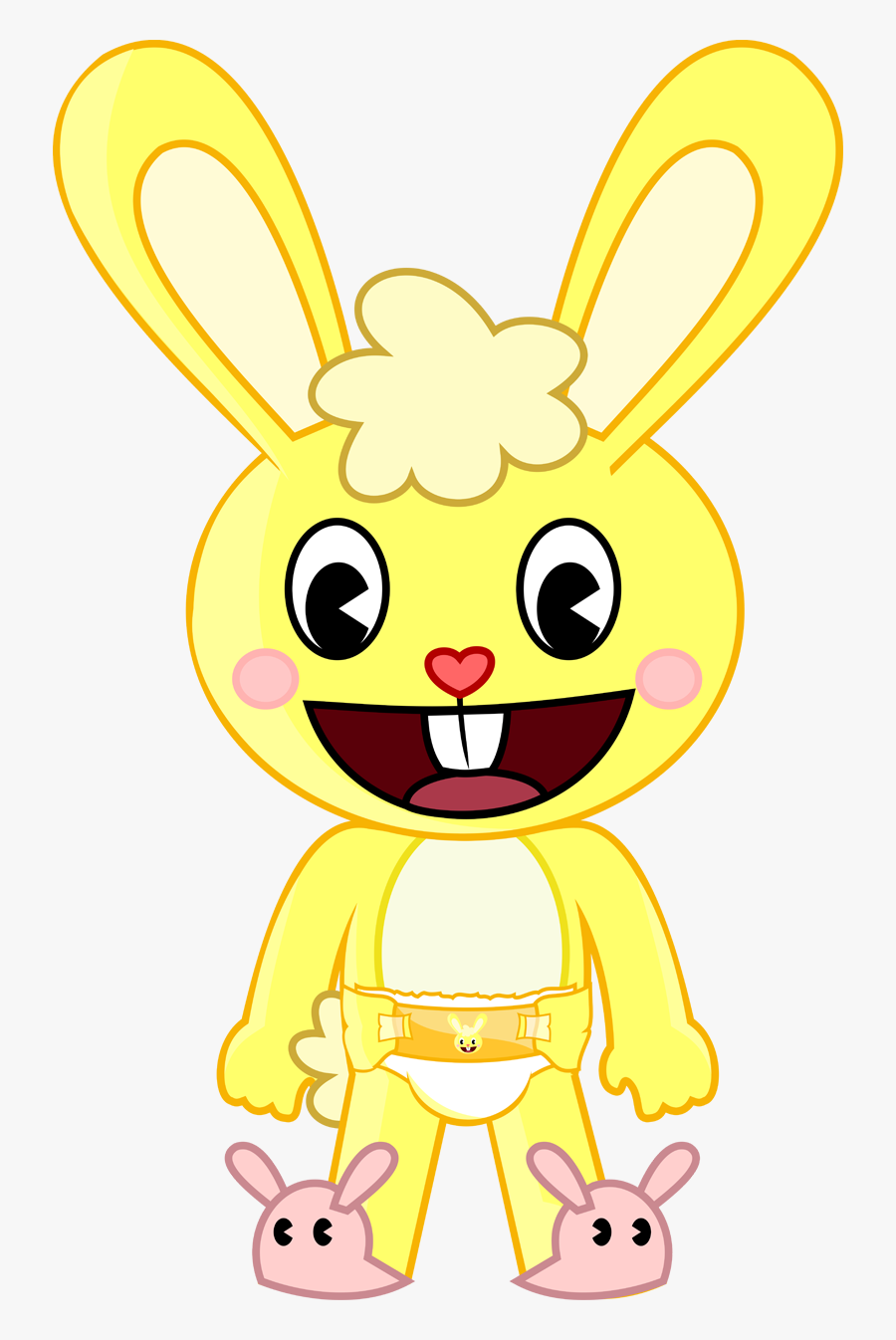 Cuddles In Diaper - Happy Tree Friends Cuddle , Free Transparent ...