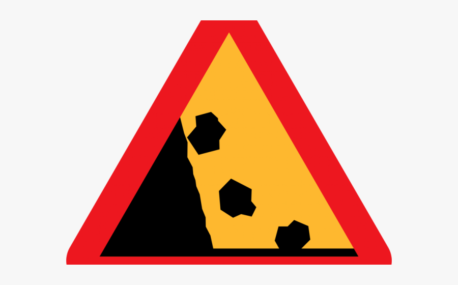 Rock Clipart Sign - Danger Falling Rock Sign , Free Transparent Clipart ...