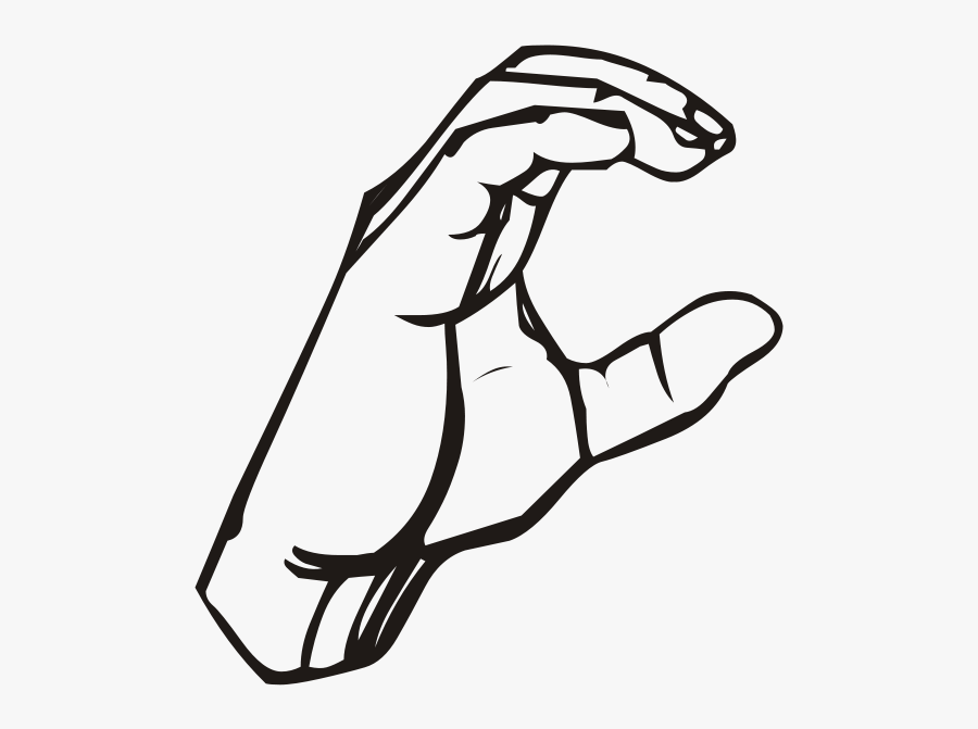 File Sign Language C - Sign Language Letter C , Free Transparent ...