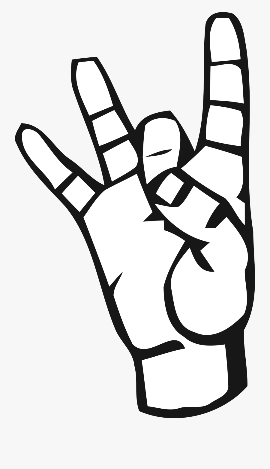 Transparent American Sign Language Clipart - Sign Language 5 Clipart ...