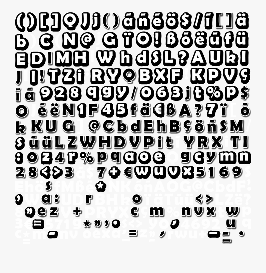 Clip Art Board Game Fonts - Mobile Game Font , Free Transparent Clipart ...