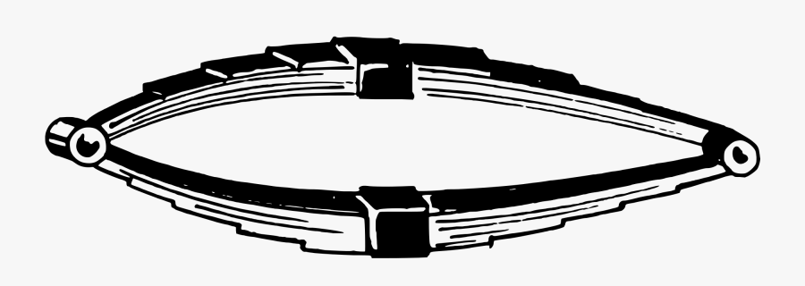 Full Elliptical Leaf Spring System Clipart , Png Download - Leaf Spring ...