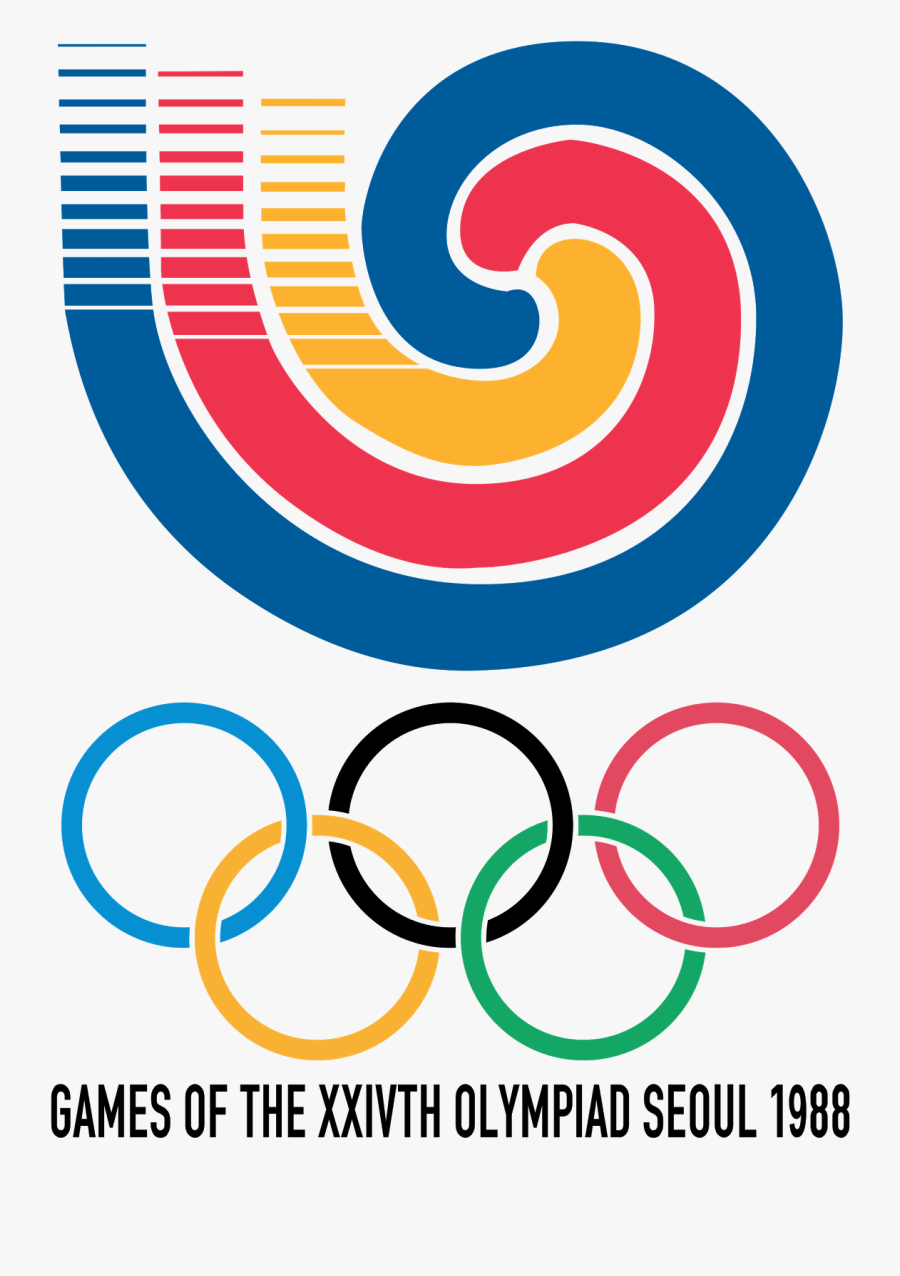 45 Olympic Logos And Symbols From 1924 To - Seoul Olympics , Free ...