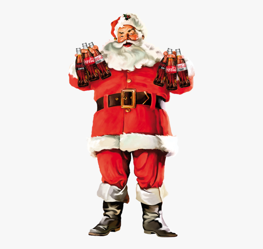 Coca Cola Santa Png , Free Transparent Clipart - ClipartKey