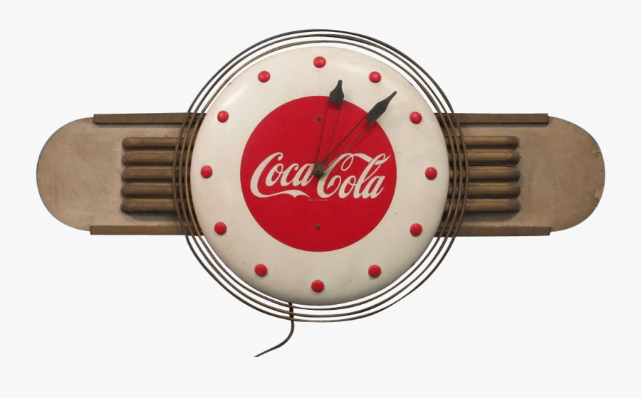 Coca Cola Advertising Clock - Coca Cola , Free Transparent Clipart ...