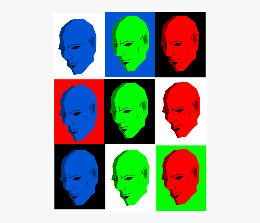 Free Simple Face In Different Colors - Color , Free Transparent Clipart ...
