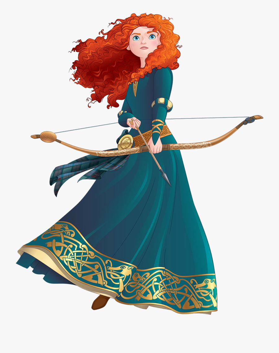 Disney Princess Cut Out Clipart , Png Download - Merida Brave Disney ...