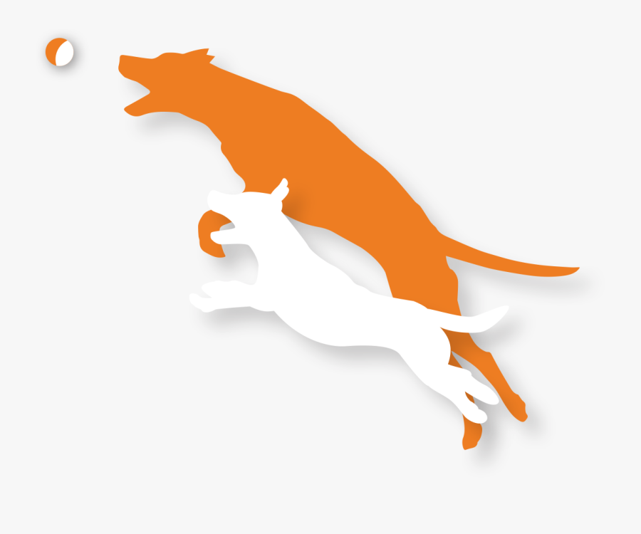 Transparent Jumping Dog Png - Silhouette Working Dog Png , Free ...