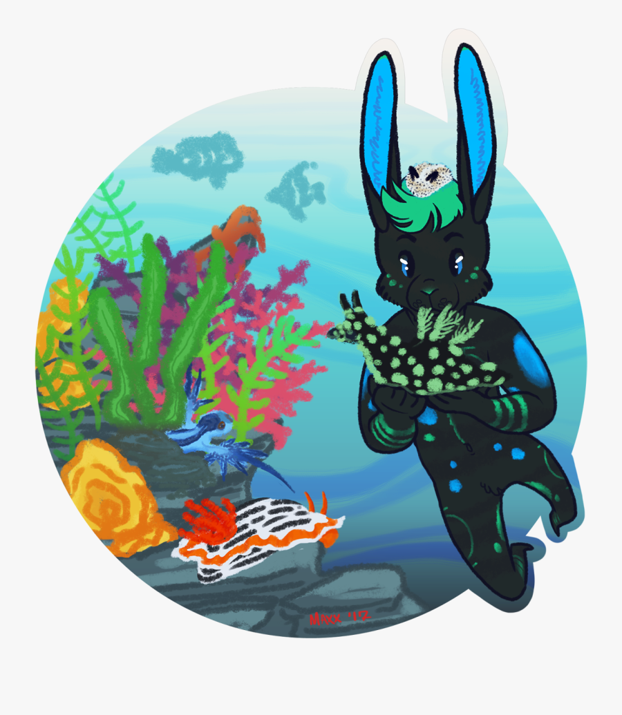 Clip Art With Sea Slugs By - Illustration , Free Transparent Clipart ...