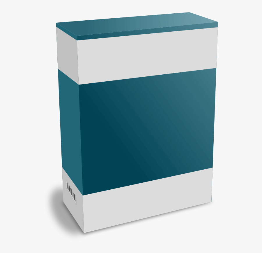 Free Clip Art "software Carton Box With No Text - Software Box Svg ...