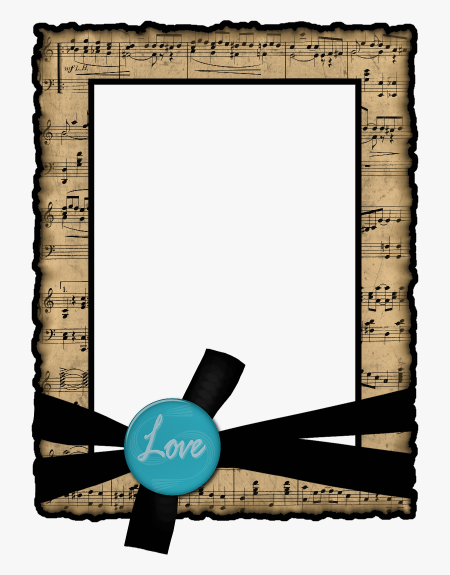 Frame Music Notes Png Transparent , Free Transparent Clipart - ClipartKey