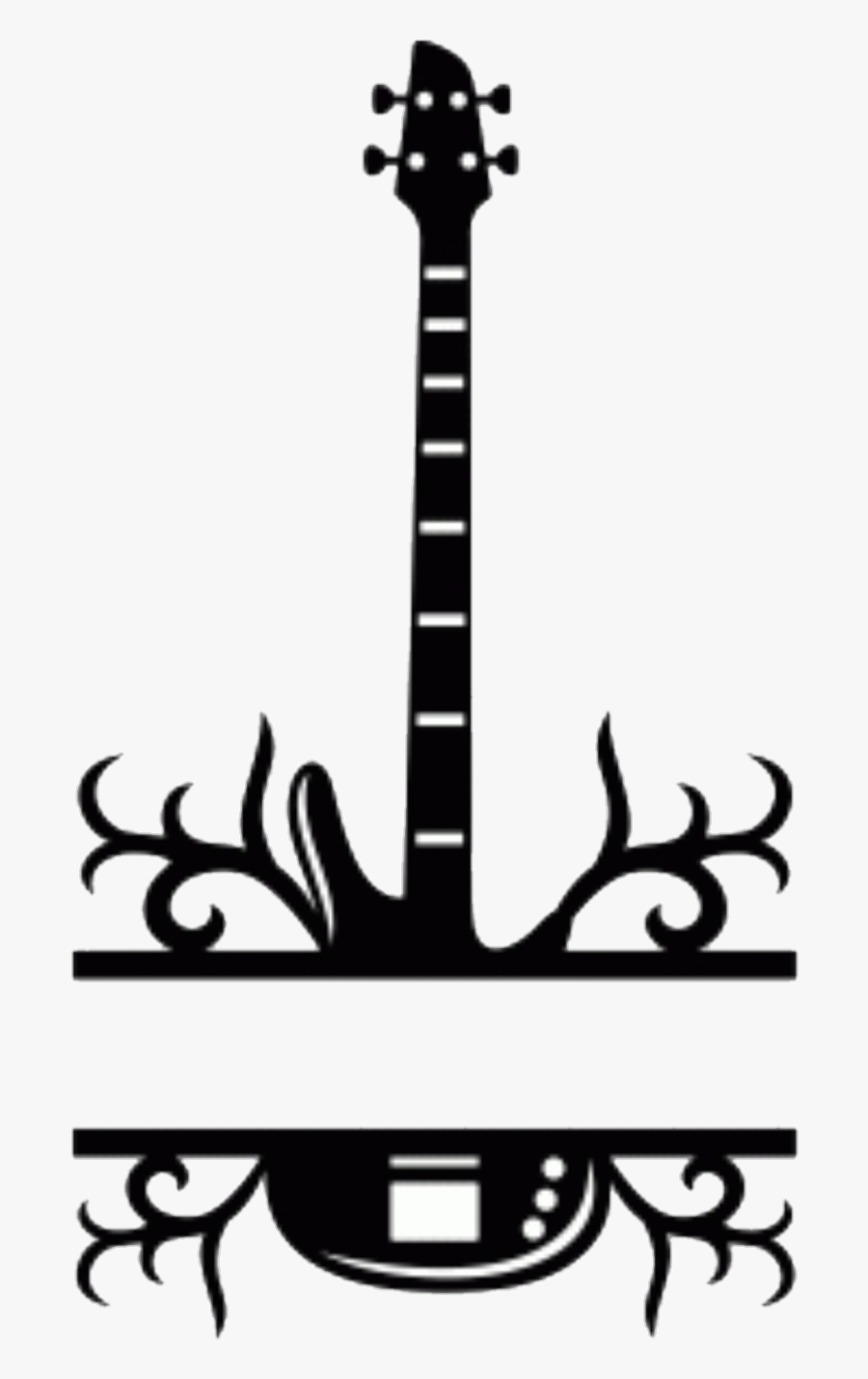 #guitar #music #border , Free Transparent Clipart - ClipartKey
