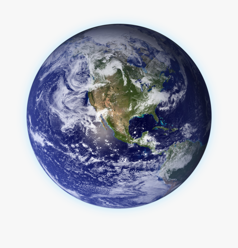 Earth - World On White Background , Free Transparent Clipart - ClipartKey