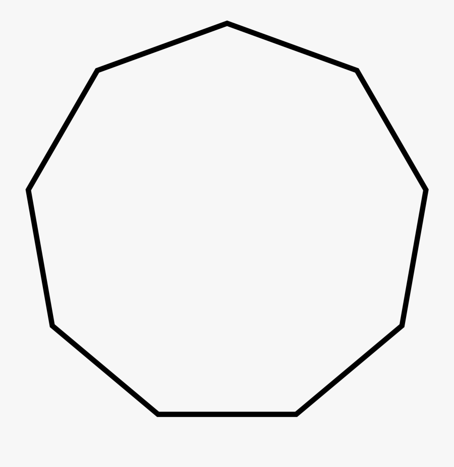 File - Regular Nonagon - Svg - Plain Easter Egg Colouring Pages , Free ...