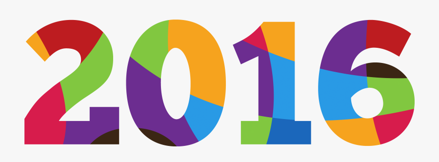 Colorful 2016 Png Clipart Image - 2016 Clipart , Free Transparent ...