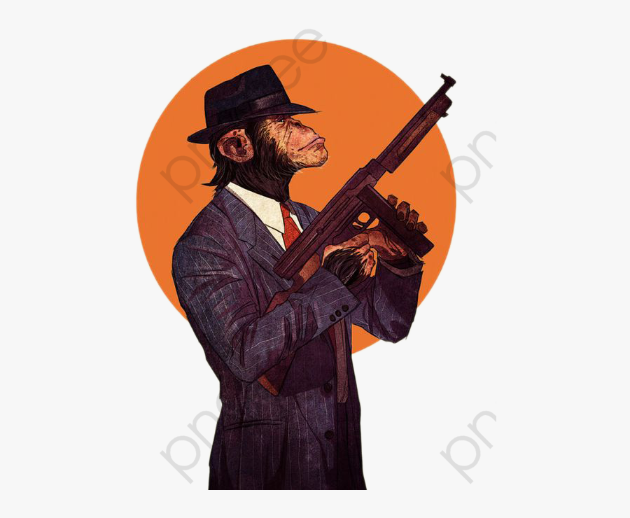 Armed Gang Hand Painted - Animals With Human Characteristics Drawing ...