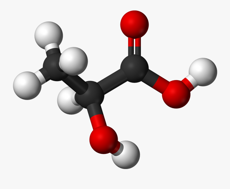 Lactic Acid 3d Model , Free Transparent Clipart - ClipartKey