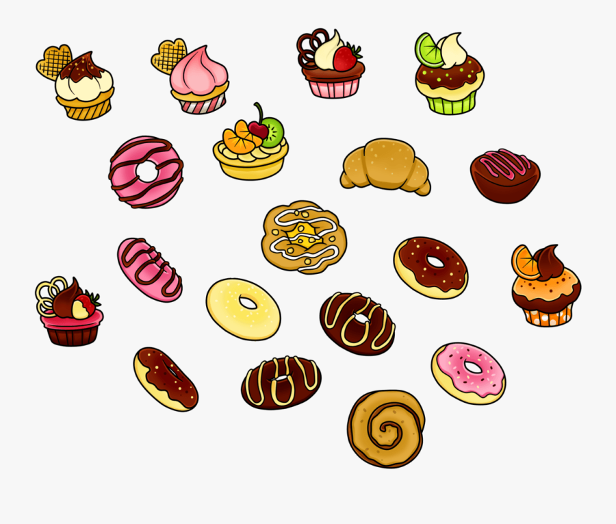 Pastry Clip Art - Transparent Pastries Clipart , Free Transparent ...