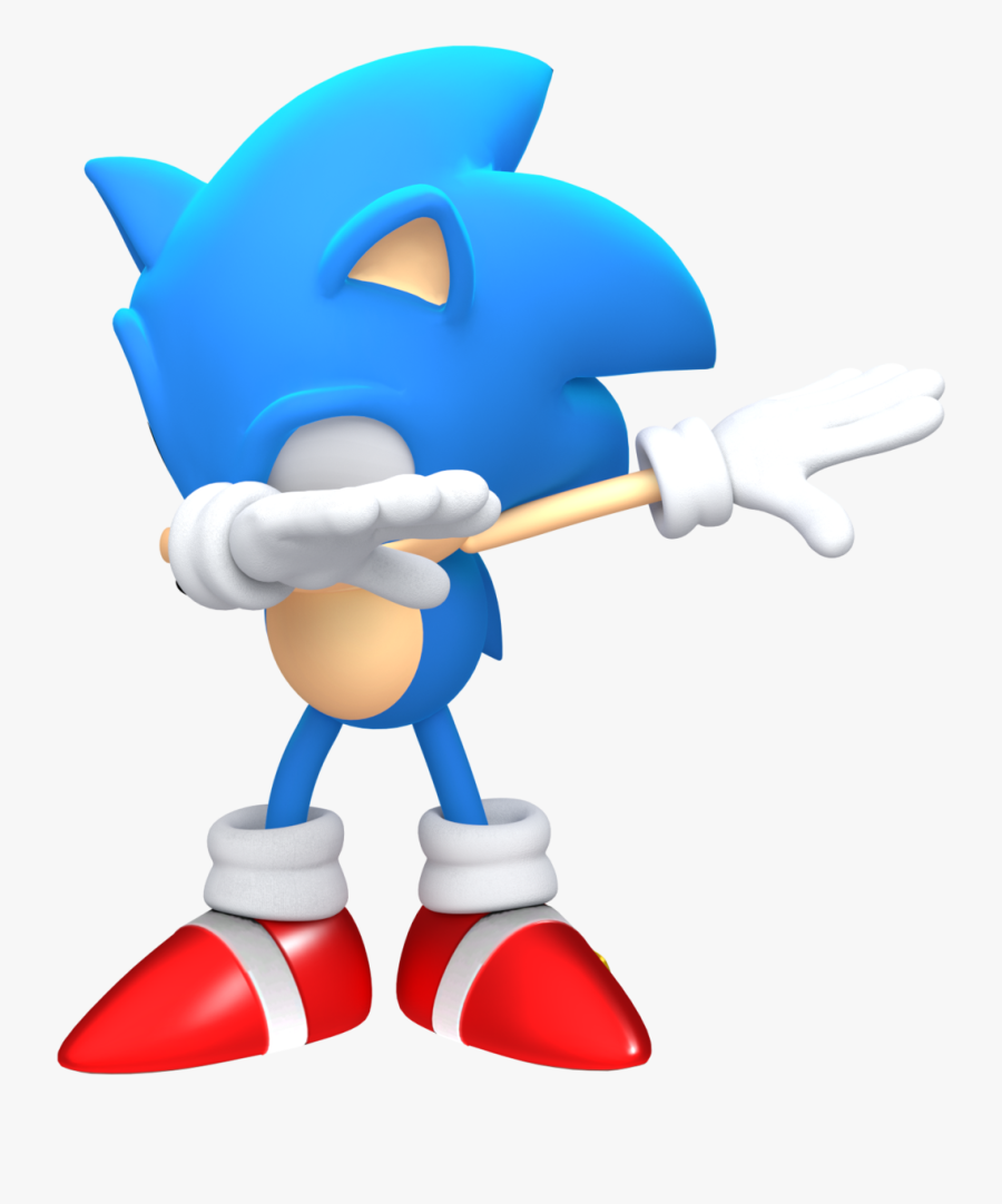 Dab Sonic Clipart , Png Download - Sonic Dabbing , Free Transparent Clipart - ClipartKey