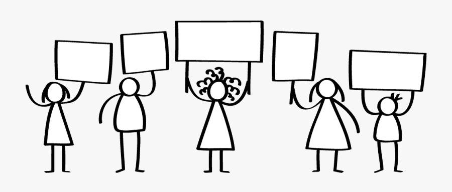 Protest Stick Figure , Free Transparent Clipart - ClipartKey