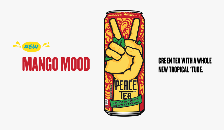 New Mango Mood - Mango Green Tea Peace Tea , Free Transparent Clipart ...