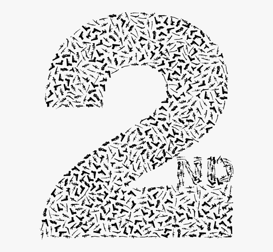 Line Art,coloring Book,firearm - 2nd Amendment Vector , Free ...