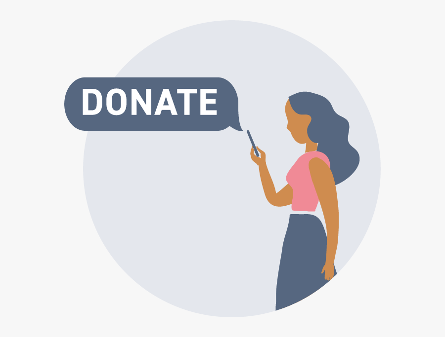 Text To Donate , Free Transparent Clipart - ClipartKey